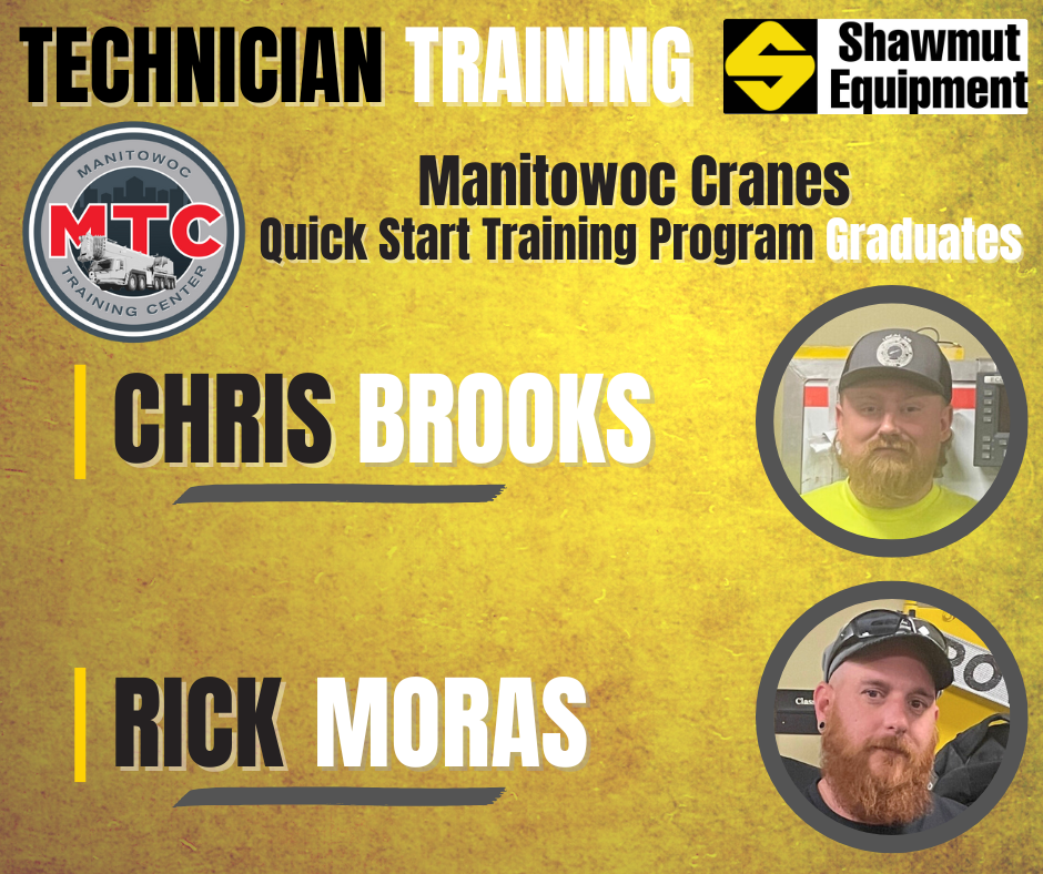 Chris Brooks and Rick Moras Complete Manitowoc Quick Start Training
